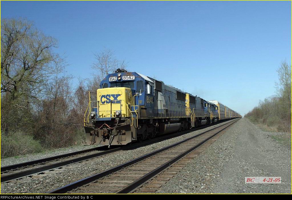 CSX 8542 @ Pratt Rd.